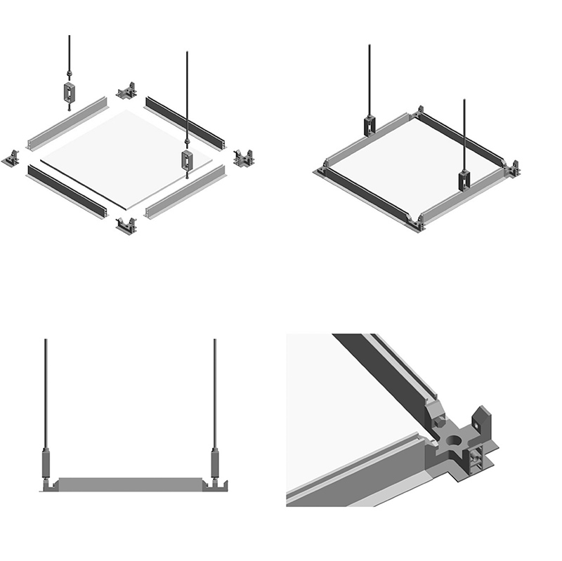 Clean Room FFU Ceiling Grid System Design,Clean Room FFU Ceiling Grid ...