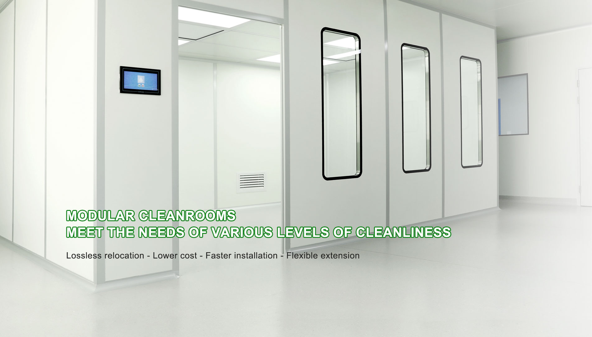 Clean Room Partition Systems,Cleanroom Ceiling Systems-Suzhou Wonzone ...